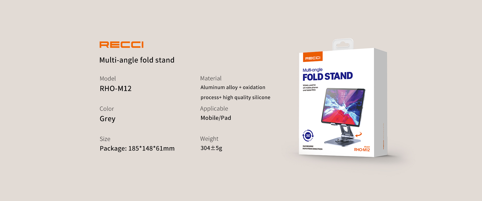 Multi angle fold stand – Recci Tunisie